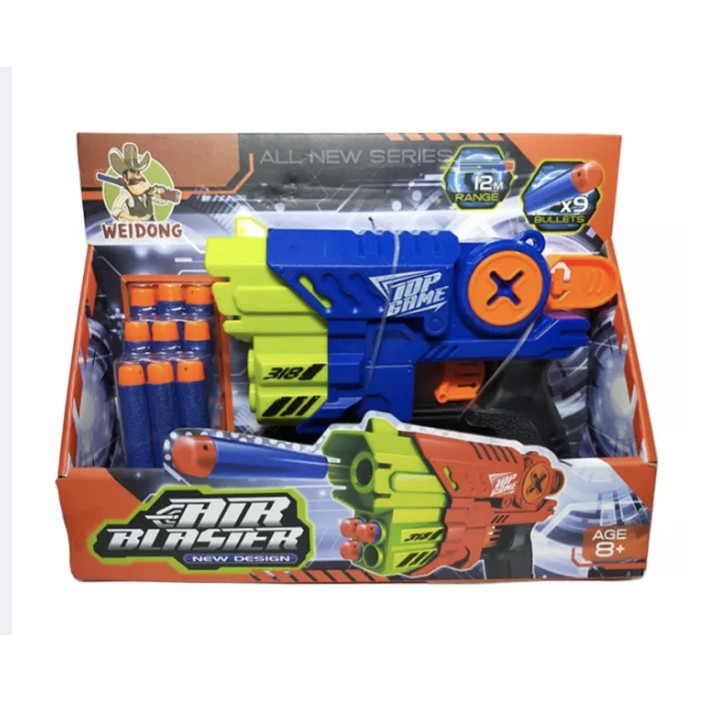 Air Soft gun New Design With 9 Pcs Soft gun toy Bullets gun toy ...