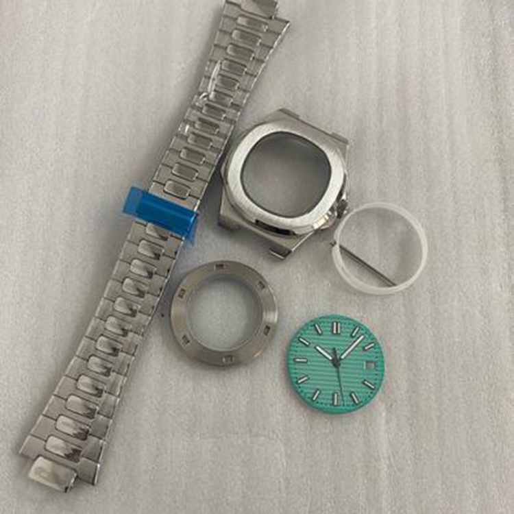 41MM Watch Case Strap Dial Watch Hands Kit Sapphire Glass Mirror Case ...