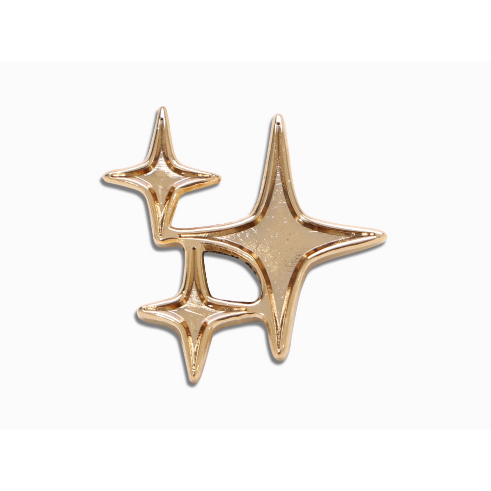 Pintrill Men's Sparkle Gold Metal Pin | Shopee Philippines