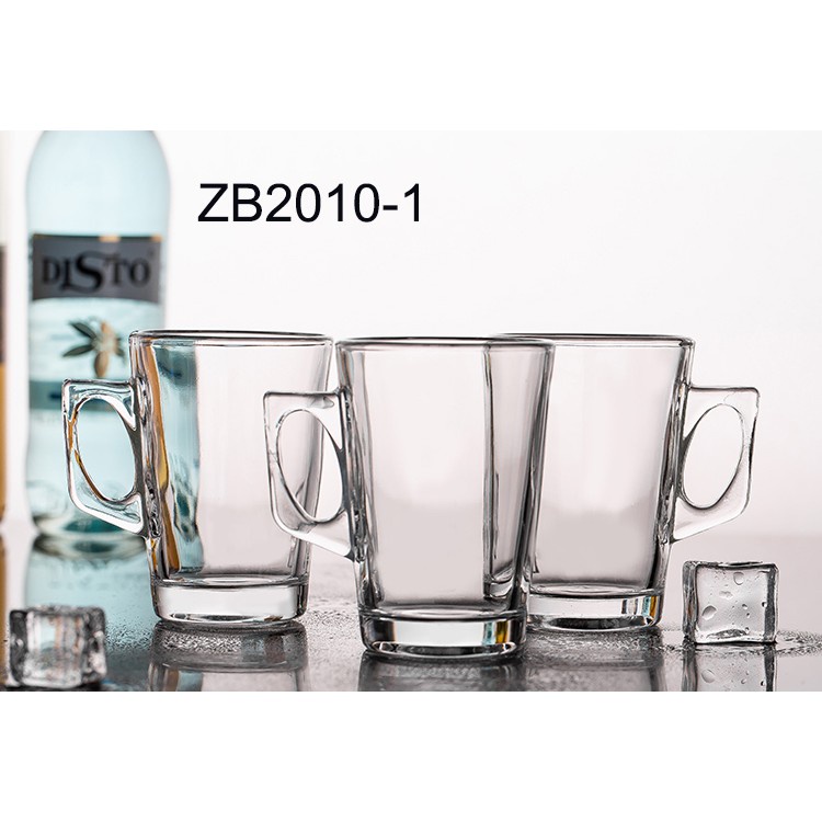 Delisoga Glassware Drinking Mug Set 6pcs. 290mL ZB125 and ZB12-150 and ...