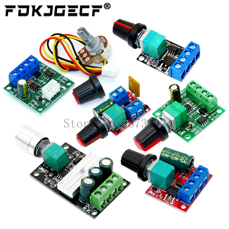 DC 1.8V-35V 2A 3A 5A 10A 30W 80W 90W PWM Motor Speed Controller Low ...