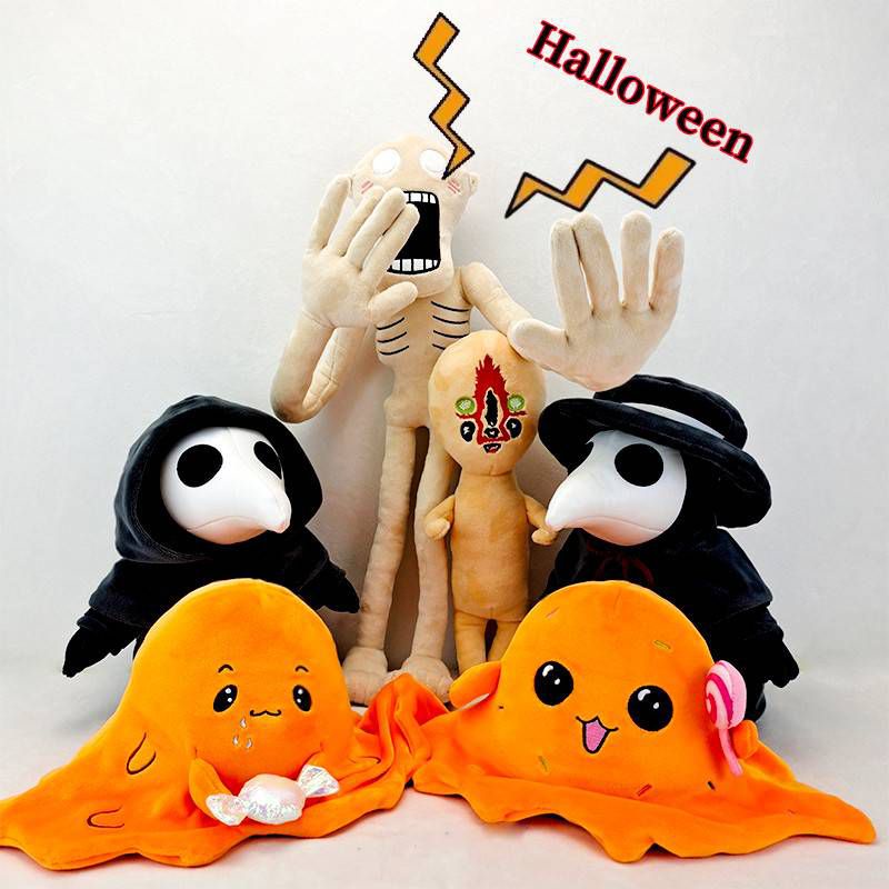 55cm Scp Foundation Plague Doctor Series Tickle Monster Plush Toys SCP ...