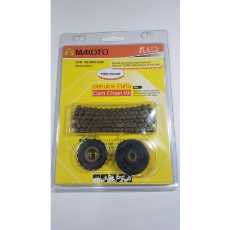 High Quality Timing Chain Kit / Cam Chain kit 25H-90 XRM110, XRM FI ...
