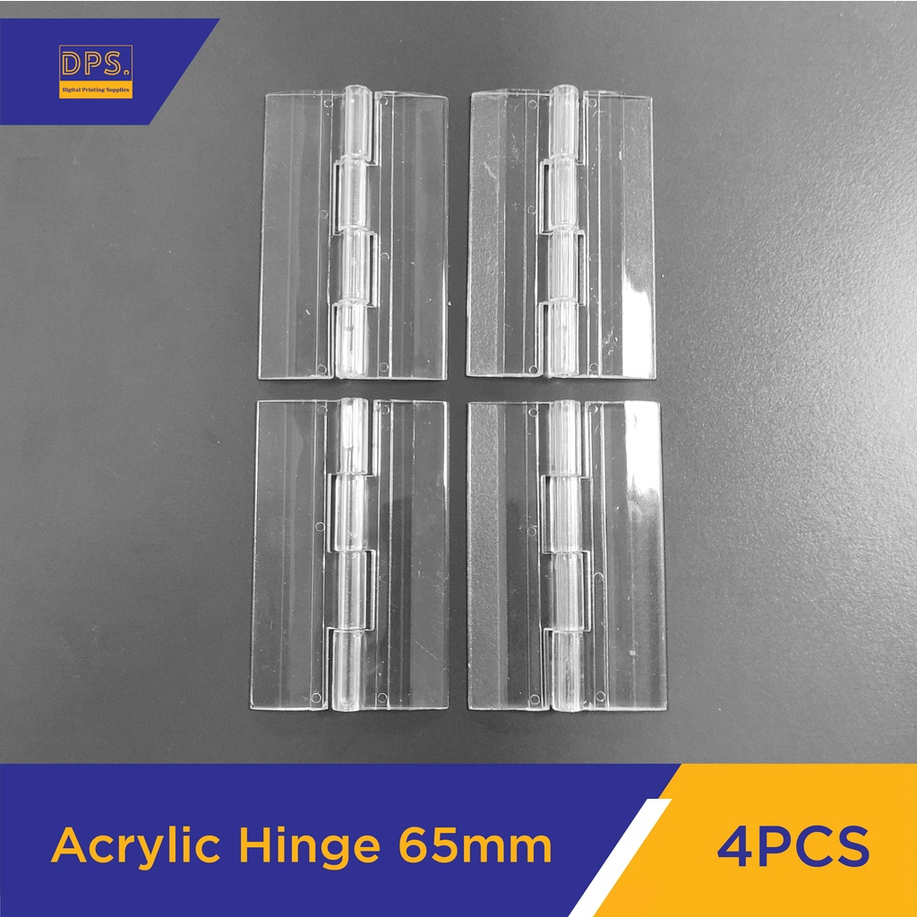DPS Durable Clear Acrylic Hinge l Transparent Plexiglass Hinge 65mm ...