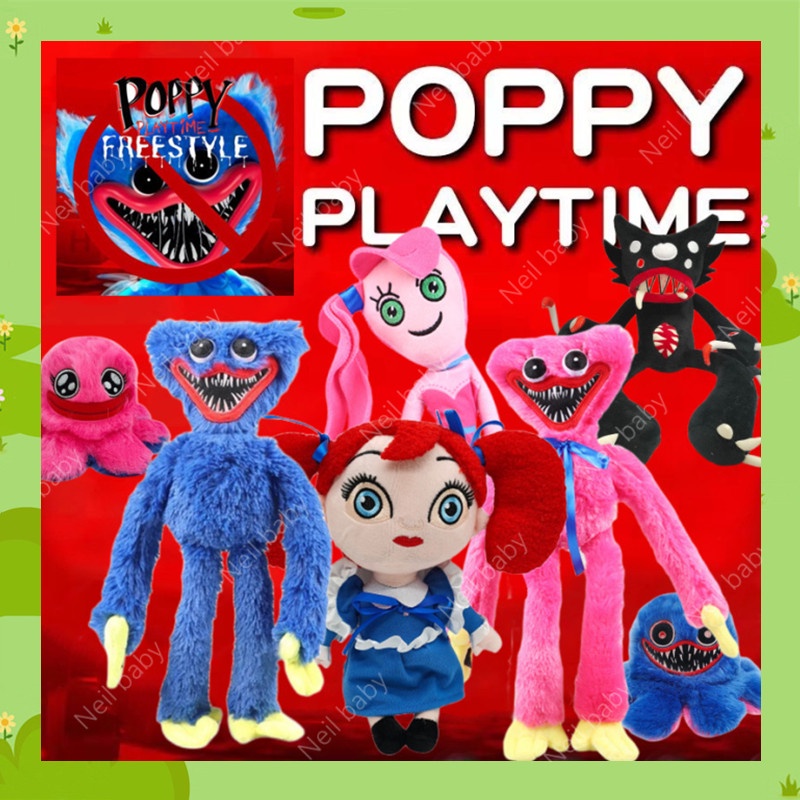 【Neil baby】40cm Multicolor Huggy Wuggy Plush Toy Double sided octopus ...