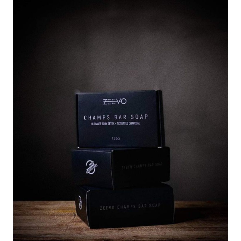 ZEEVO CHAMPS BAR SOAP (CHARCOAL SOAP) | Shopee Philippines