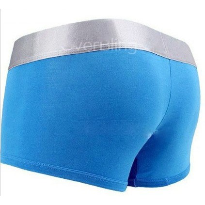 Men Silver Garter Cotton Boxers Trunks Man Underwear Boxer Briefs ...