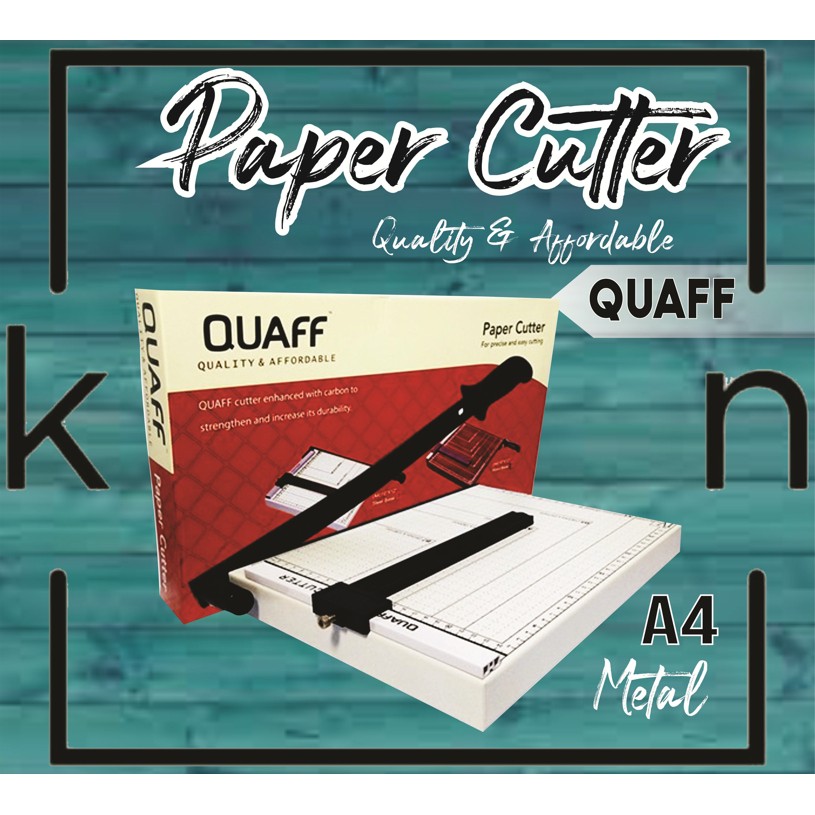 QUAFF PAPER CUTTER A3 SIZE (WOOD/METAL) | Shopee Philippines