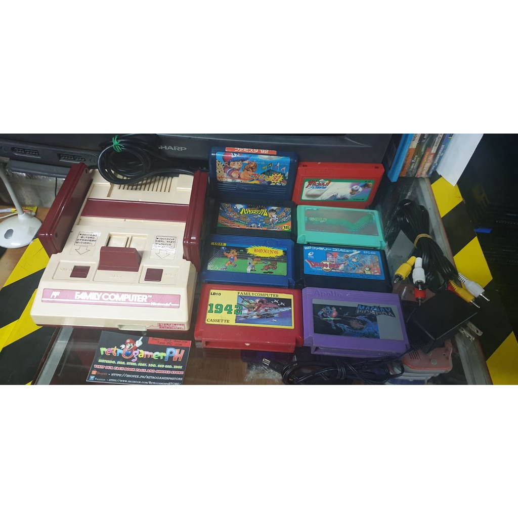 Bundle #5 Original Nintendo Family Computer (AV Modded) | Shopee ...