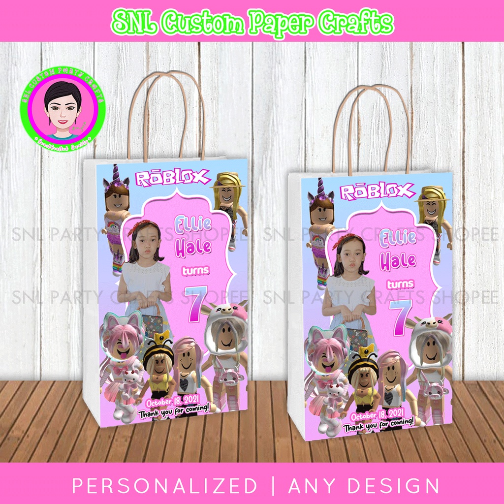 Roblox Girl Loot Bag Party Bag Birthdays | Shopee Philippines