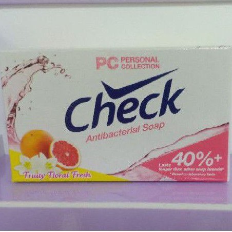 CHECK ANTIBACTERIAL SOAP FRUITY FLORAL FRESH/CHECK ANTIBACTERIAL SOAP ...