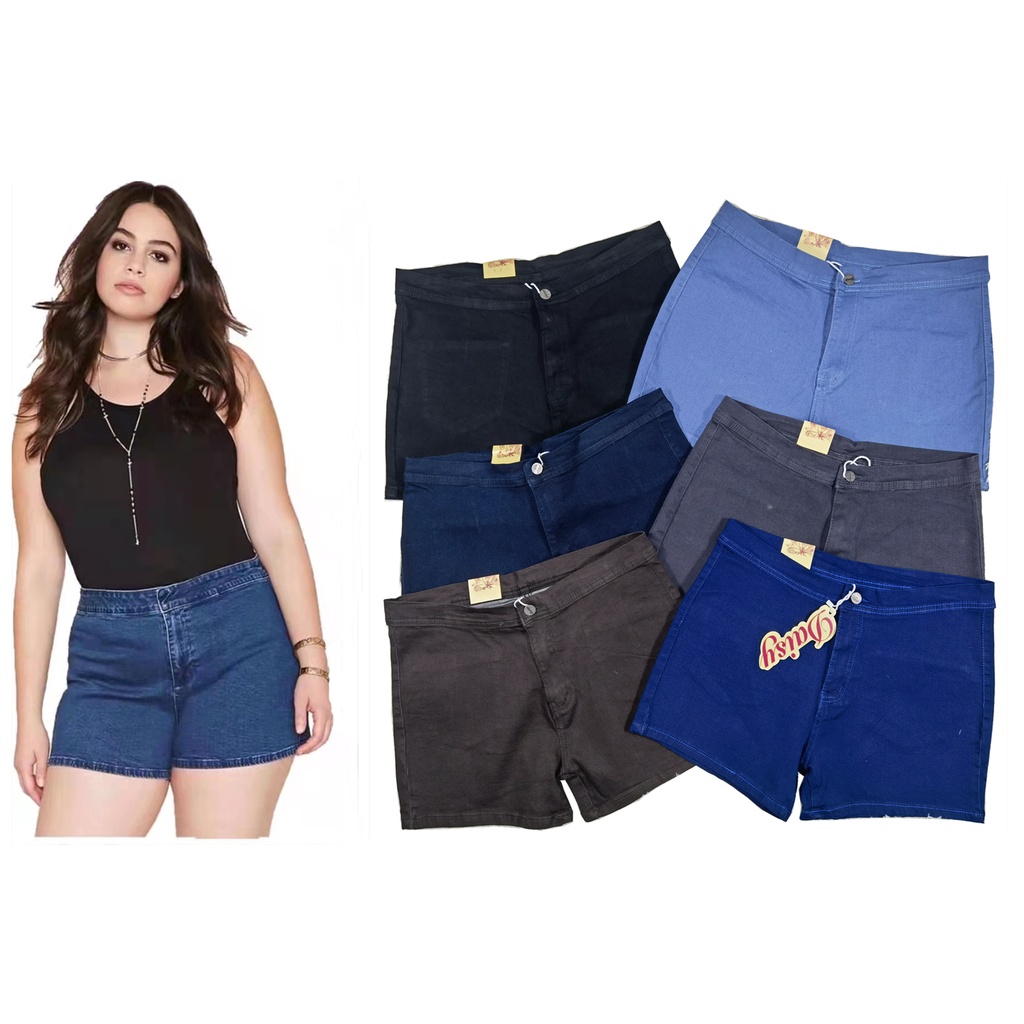 6 colors SIze : 32-42 LADIES PLUS SIZE HIGHWAIST AND STRETCHABLE JONI ...