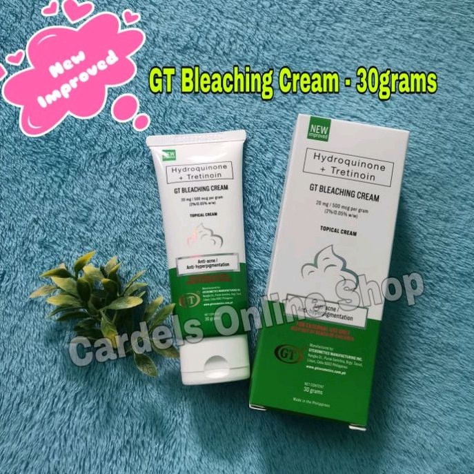 Original GT Bleaching Cream 20grams, or in New tube 30grams | Shopee ...