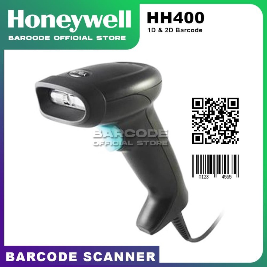 Barcode SCANNER E-FACTURING HONEYWELL HH400 | Hh-400 QR CODE (1D & 2D ...