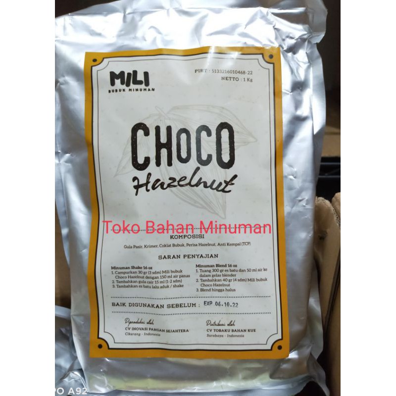Milli CHOCO HAZELNUT Drink Powder 1 kg (Drink Powder / Drink Powder ...