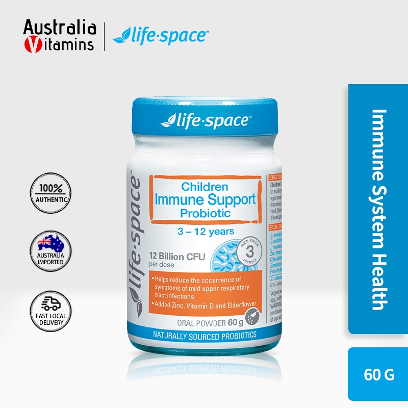 Life Space Children Immune Support Probiotic 3-12 Years 60g | Shopee ...