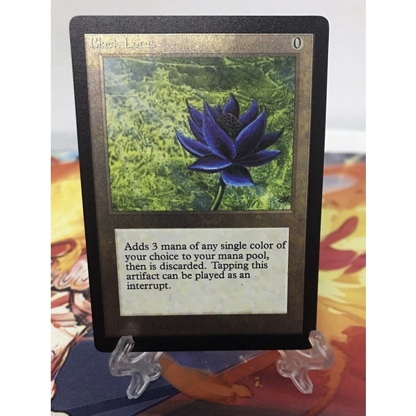 Metal Card - Magic Cards (MTG) - Black Lotus (Collector's Edition ...