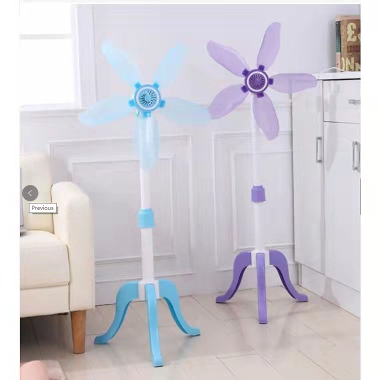 5 Blades Stand Fan Portable Stand Fan Foldable Stand Fan Electric Fan ...
