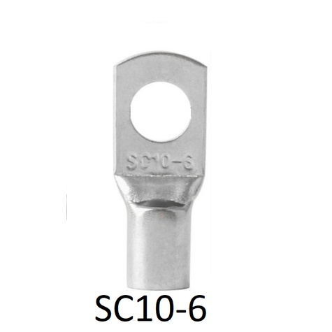 SC Terminal Lugs Pure Copper Tin plated 4mm 6mm 10mm 16mm 25mm | Shopee Philippines