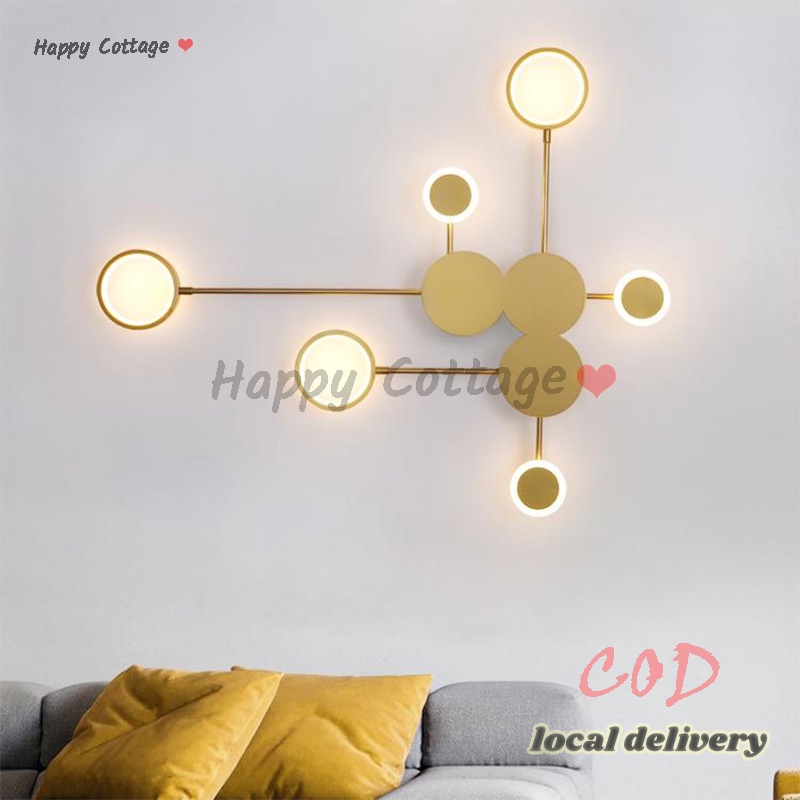 Nordic Wall Lamp Bedside Lamp Living Room Background Wall Lamp Corridor ...