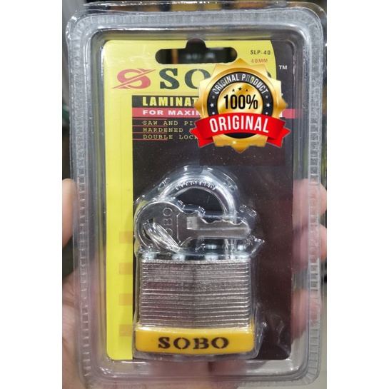 Sobo Laminated Padlock (30mm 45mm 50mm) | Shopee Philippines
