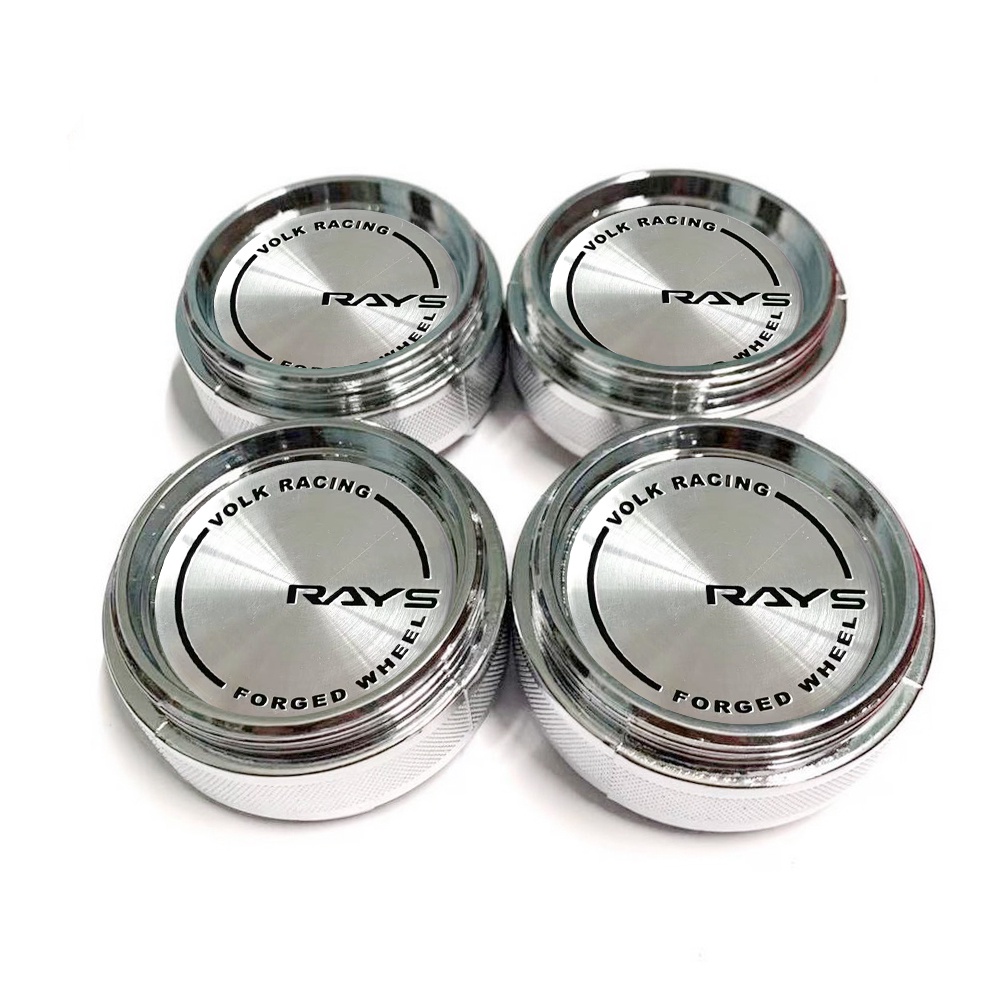 4pcs 61mm Car sport rim wheel cap VOLK RACING RAYS Volk Racing Rays ...