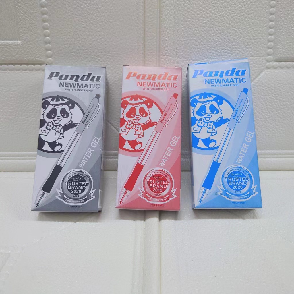 Original PANDA NEWMATIC with rubber grip water gel pen retractable ...