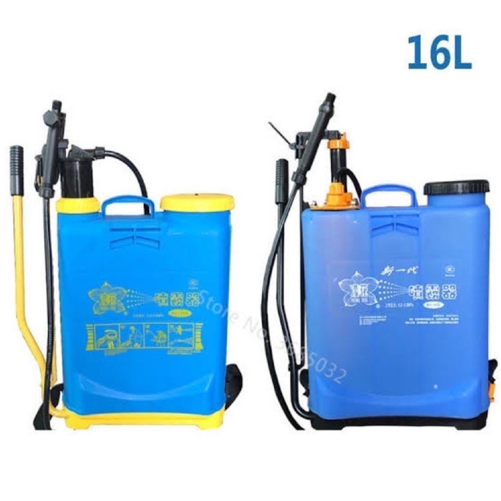 16L Hand Sprayer Knapsack Manual Pressure Sprayer Garden Water Spray ...