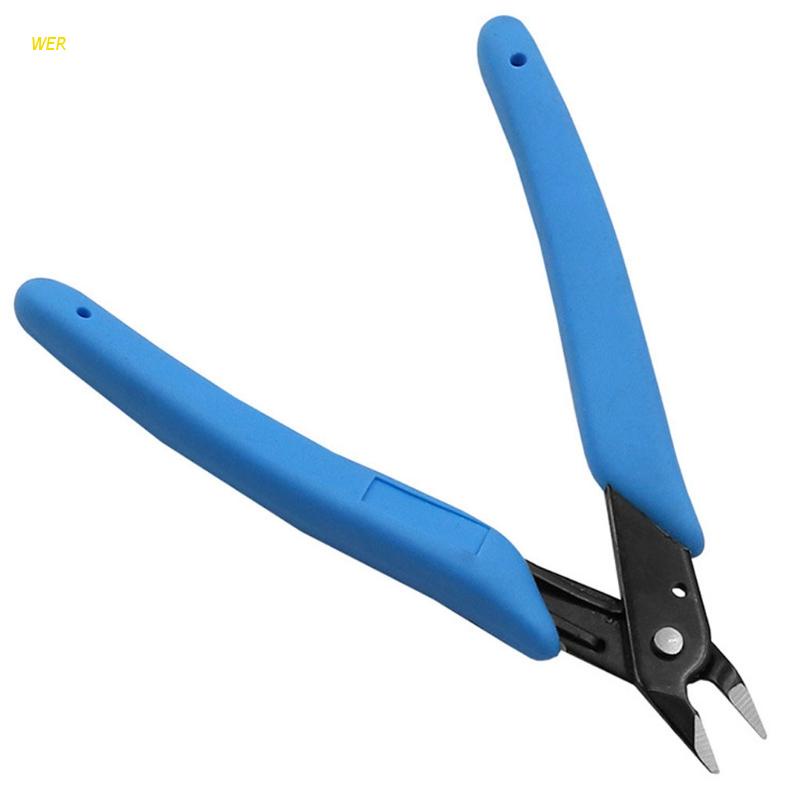 WER 5-Inch Diagonal Cutting Pliers with Precision Flush Cutter is Light ...