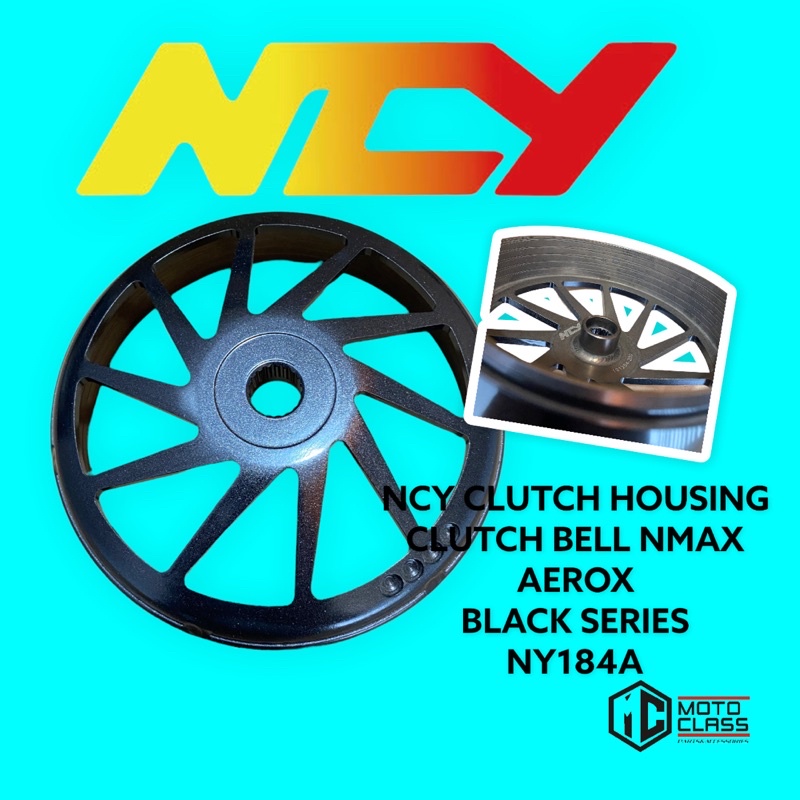 NCY CLUTCH HOUSING CLUTCH BELL NMAX AEROX BLACK SERIES NY184A | Shopee ...