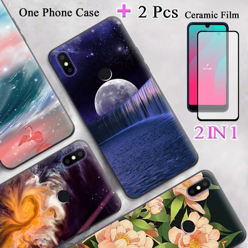 2 IN 1 Cherry Mobile Flare S8 Phone Case With Ceramic Protector Screen ...