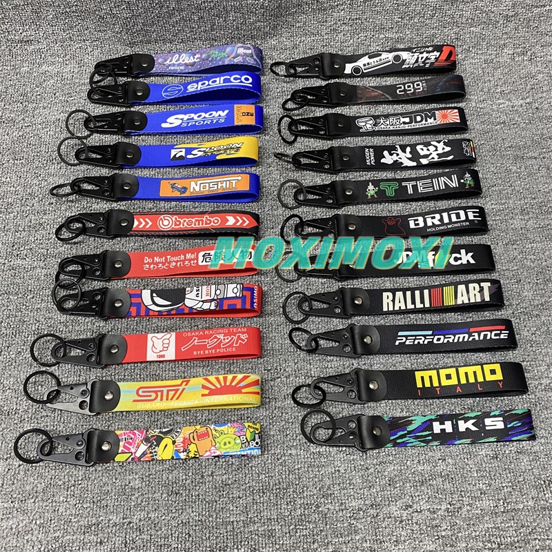 #HKS Motorcycle Keychain KeyChain Digital Print Keychain BREMBO JDM ...