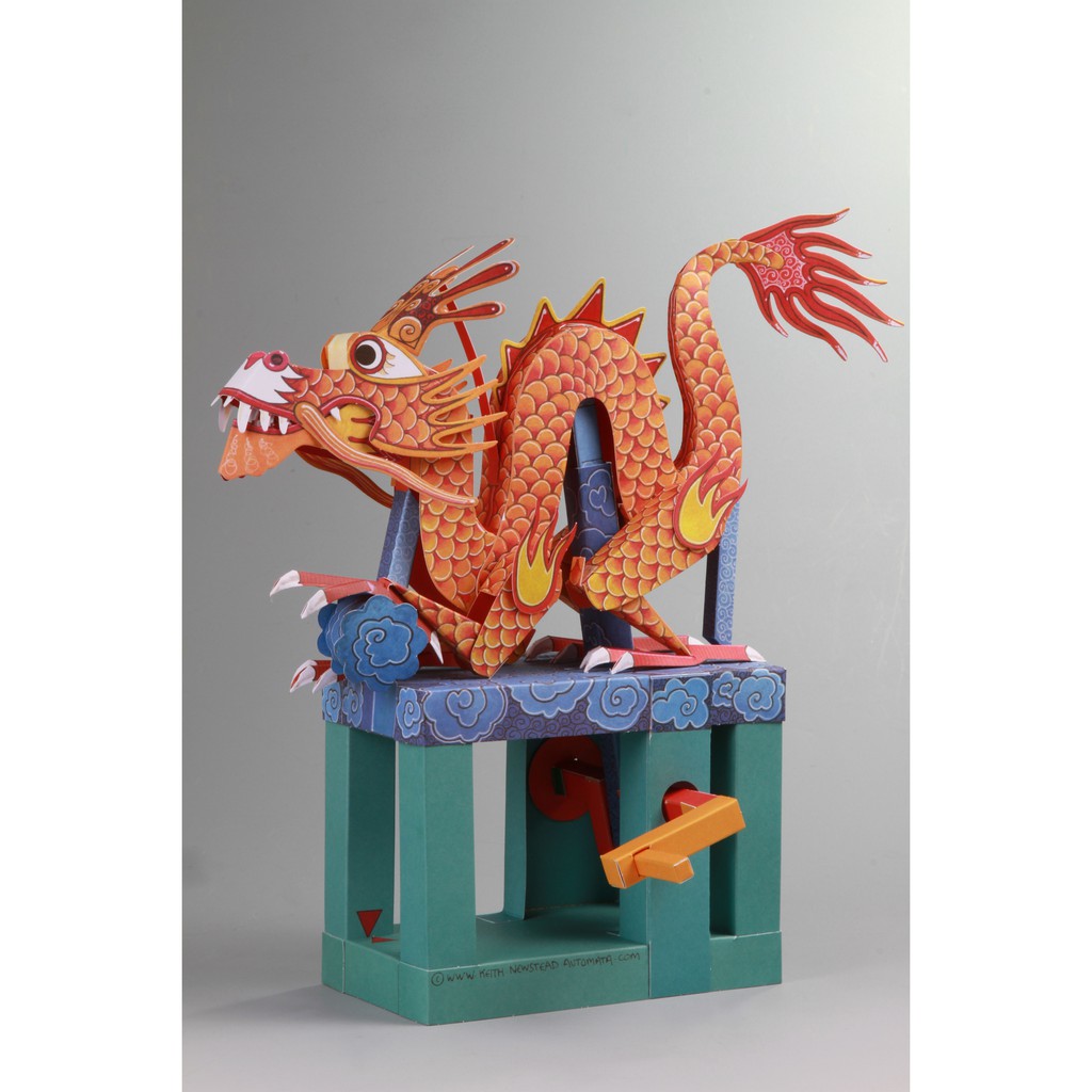 ChHI Dynamic Paper Model-Teng Cloud Dragon Uk World Mechanical Model ...