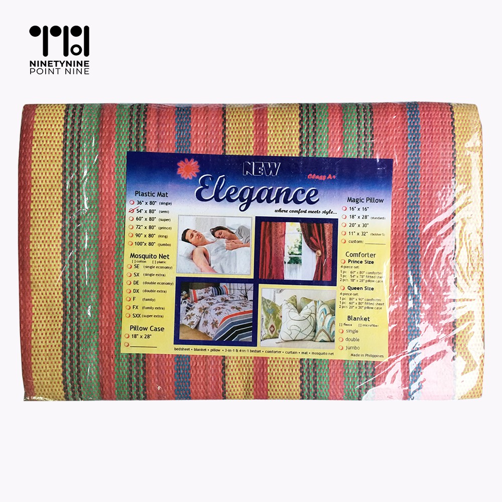 99.9 Plastic Banig/Sleeping Mat Picnic Mat Foldable Washable Mats ...