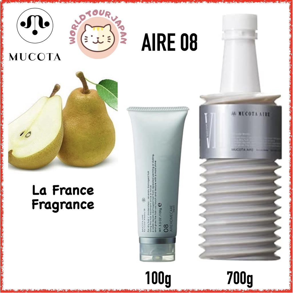 MUCOTA ADLLURA AIRE 08 FOR COLOR WEEKLY TREATMENT / Keep Your Color / 100g or 700g(refill) / La ...