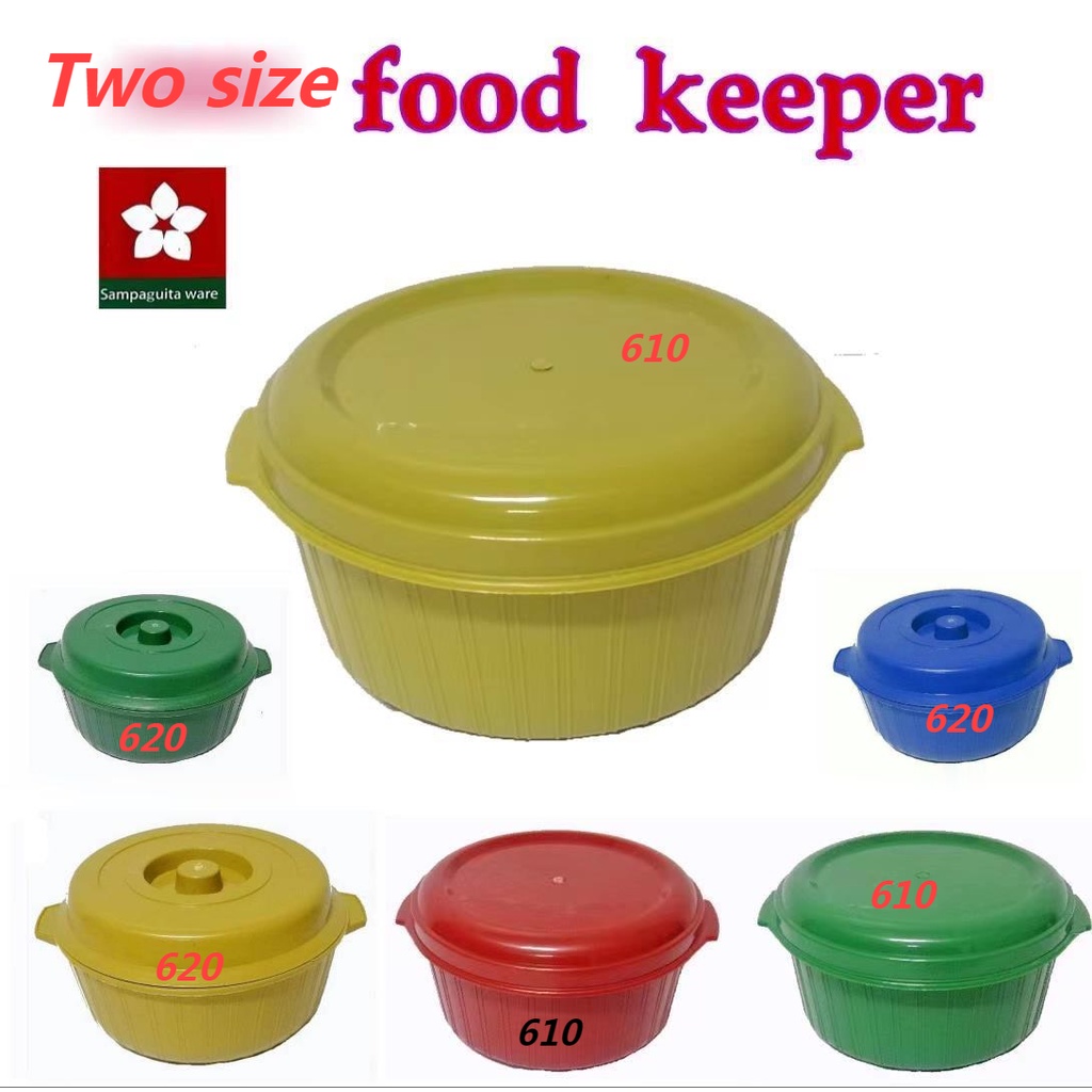 Sampaguita Round Food Keeper Food Storage #610 & #620 | Shopee Philippines