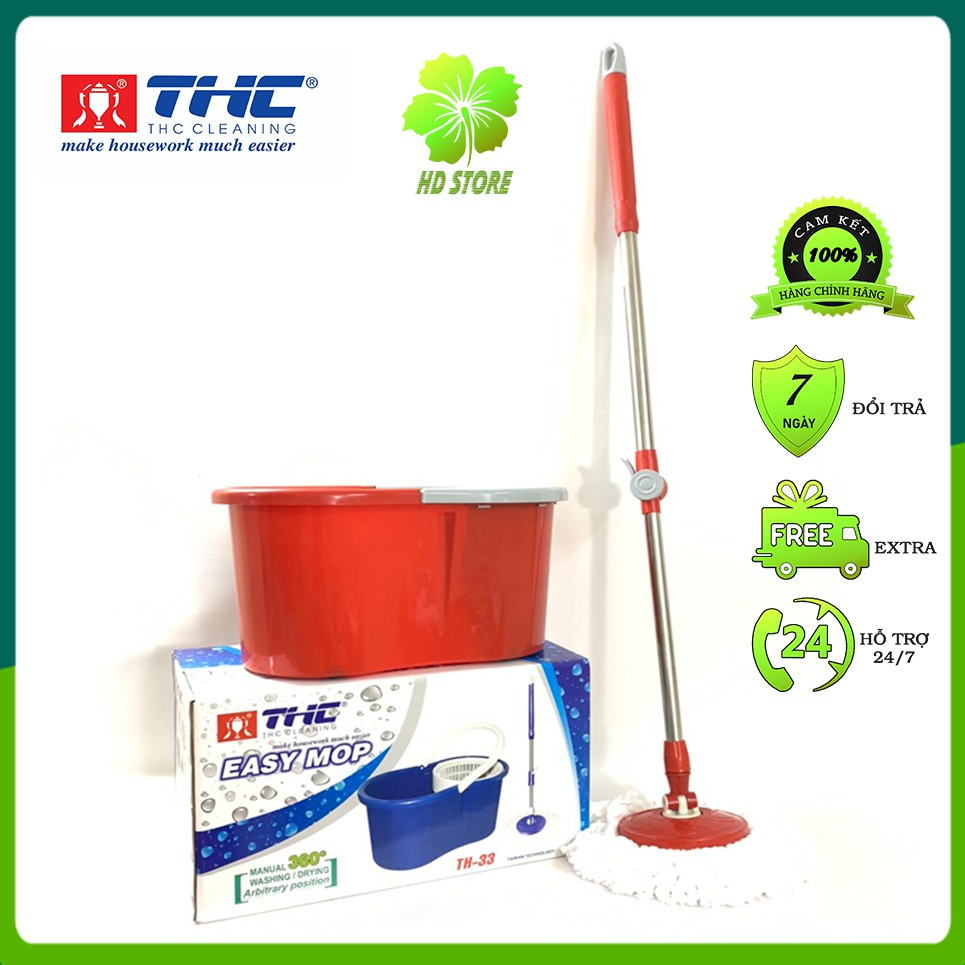 Easy Mop Model TH33 360-degree self-wringing smart Mop bucket set ...