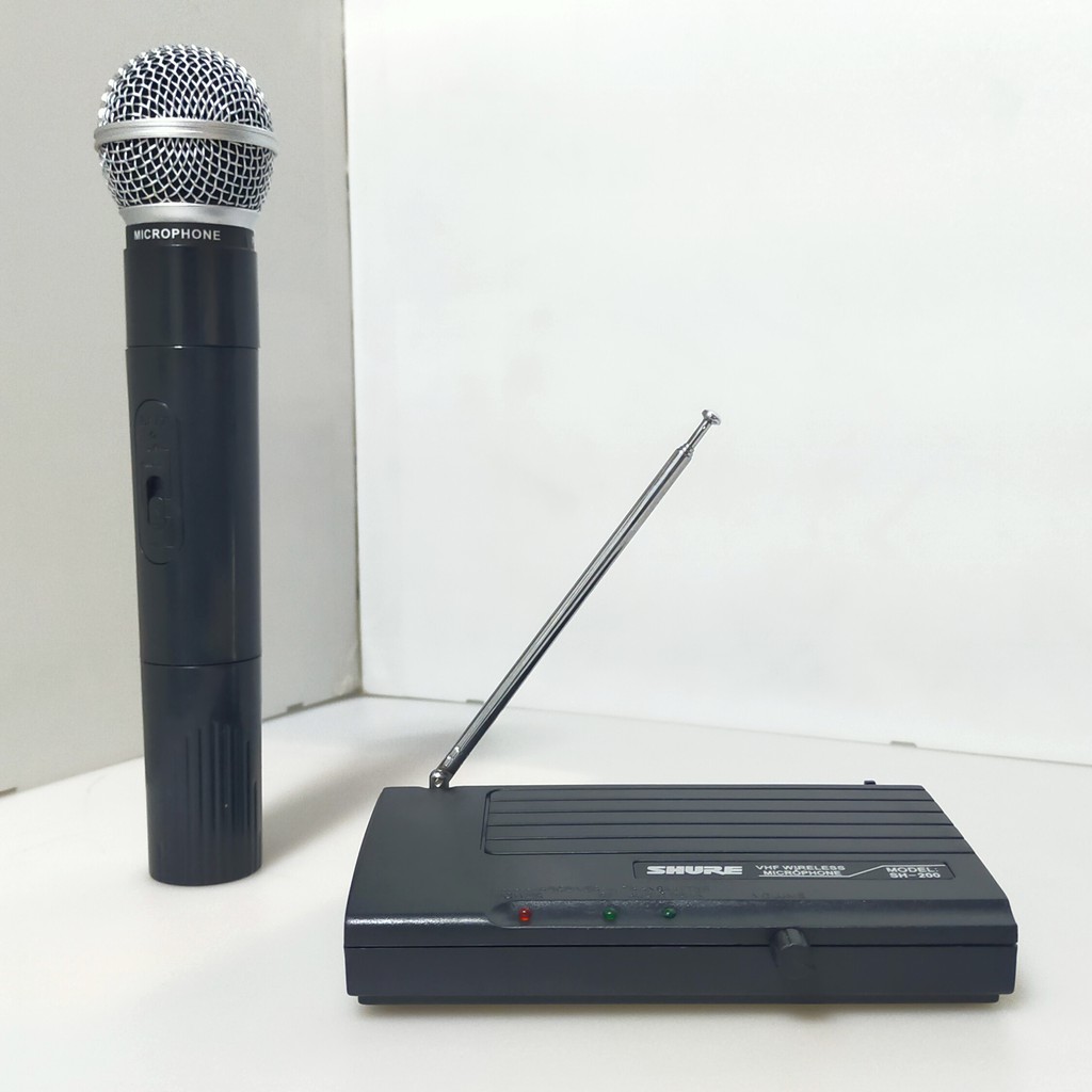 Wireless Microphone SHURE SH-200 | Shopee Philippines