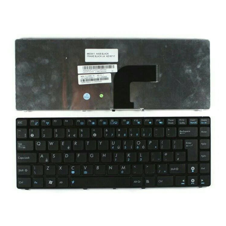 Asus A43S A43SJ K43SA A43SA K43SJ K43S Laptop Keyboard Flexible Bent ...