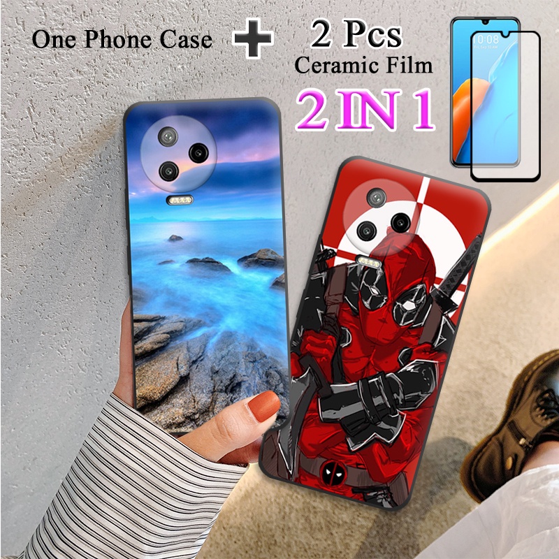 2 IN 1 Infinix Note 12 Pro 4G X676B Case Ready Stock With Curved ...