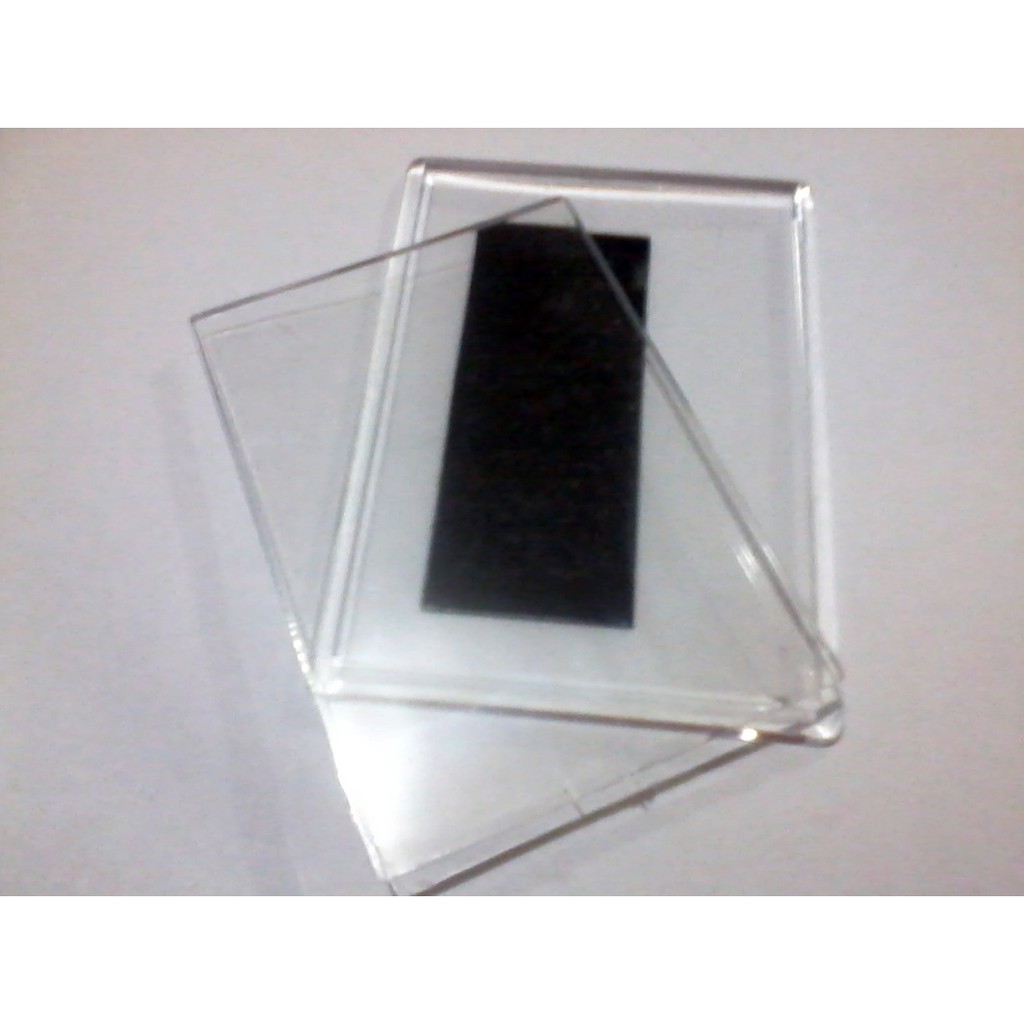 50pcs Photo Insert Acrylic Ref Magnet Rectangle | Shopee Philippines