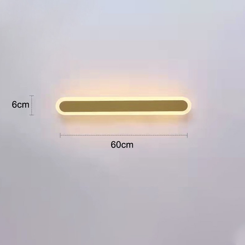 Nordic Strip Wall Light Indoor Modern Minimalist Living Room Bedroom ...