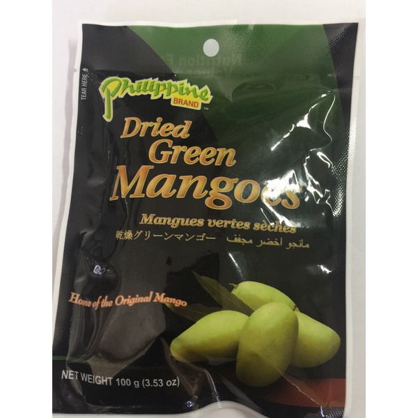 Phil Dried Green Mango 100g | Shopee Philippines