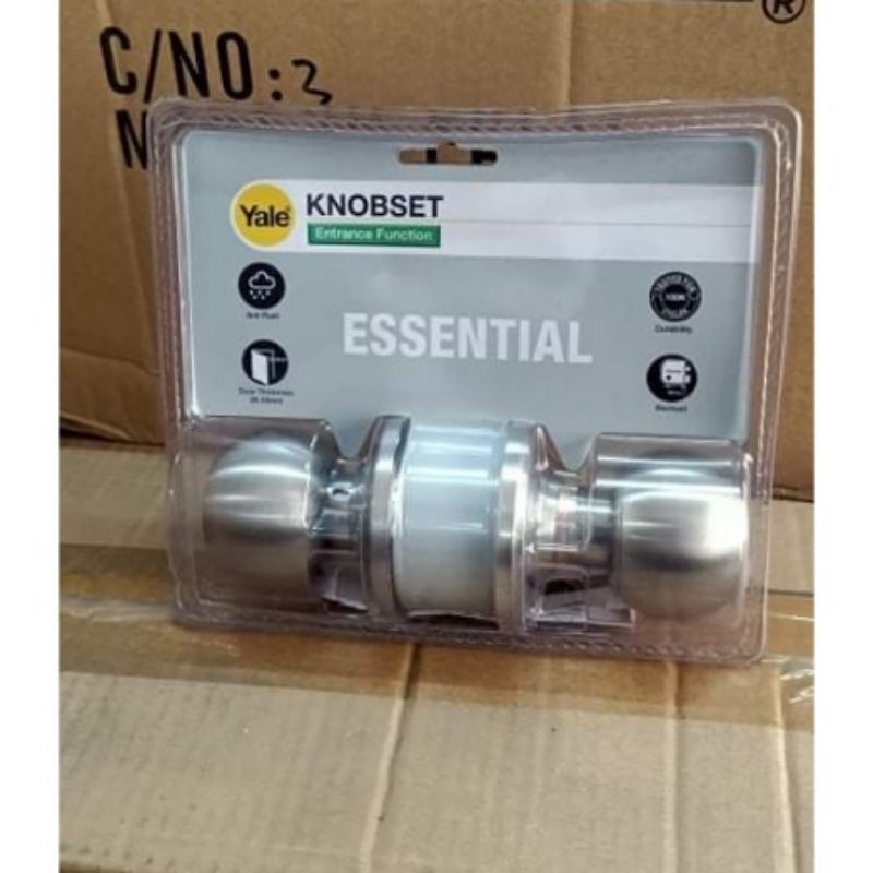 Yale Essential Entrance Lockset VCA4147 US32D Satin Stainless , Ant ...