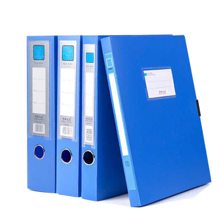 Office A4 File Folder Box Blue | Shopee Philippines