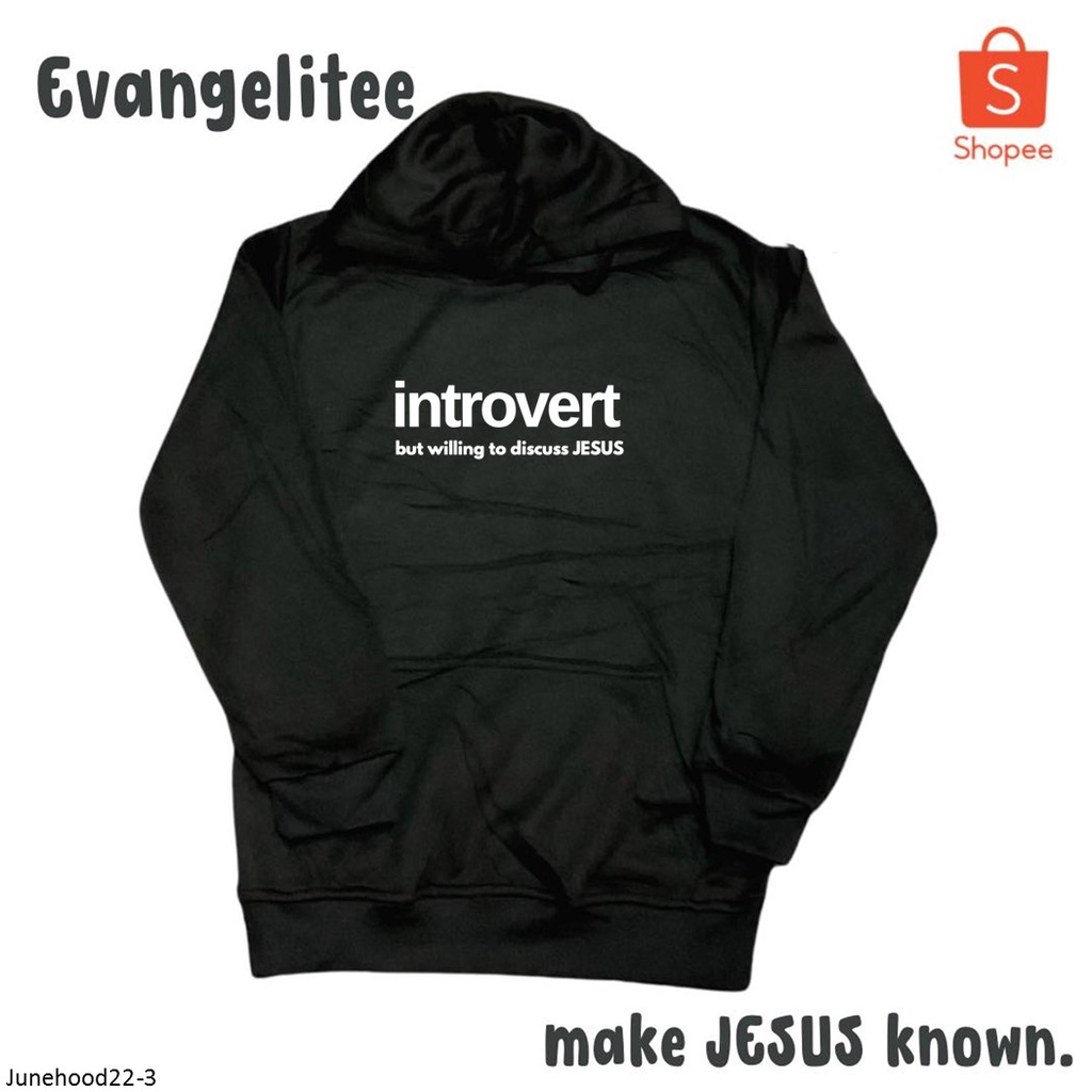CHRISTIAN GOSPEL SWEATER HOODIE ( INTROVERT ) | Shopee Philippines