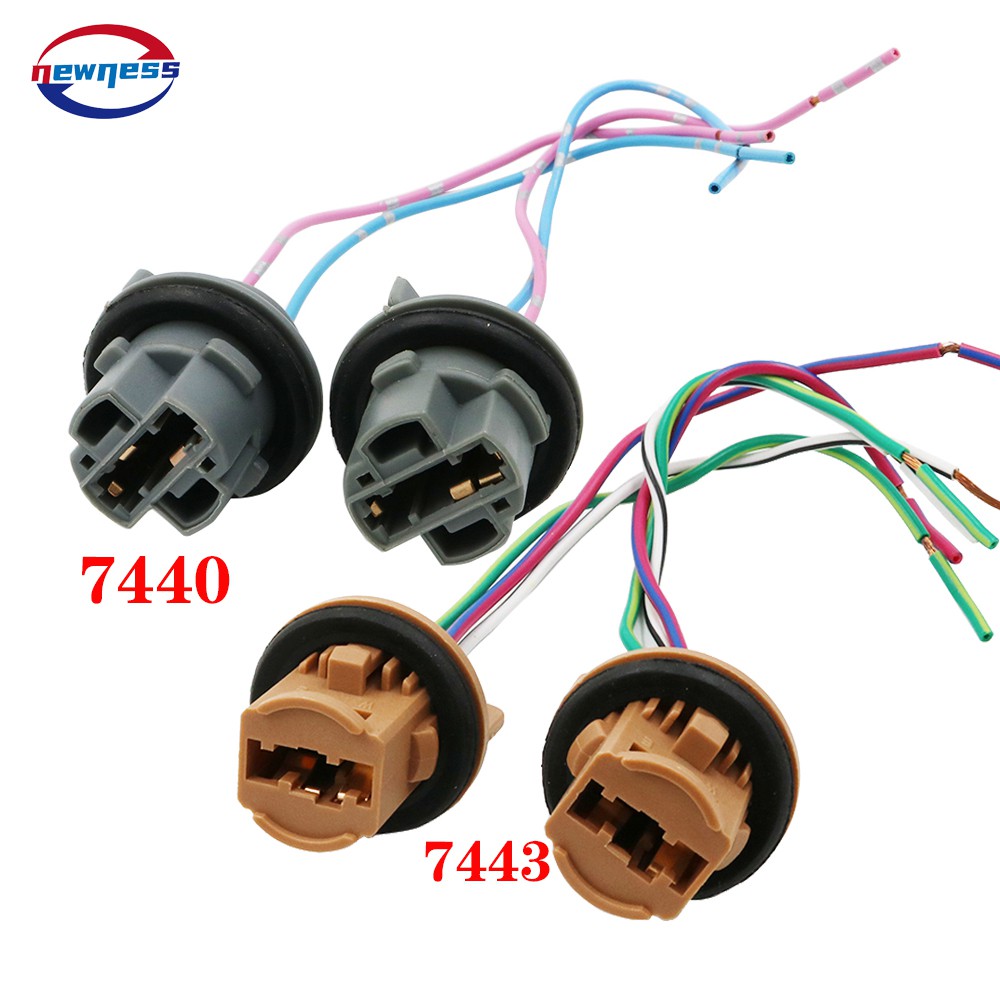 1X T20 7440 W21W 7443 W21/5W LED bulb holder LED socket adapter ...