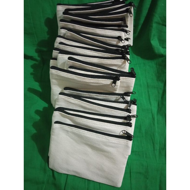 Canvas Coin Purse Wallet Plain (5x4 inch size) Katsa | Shopee Philippines