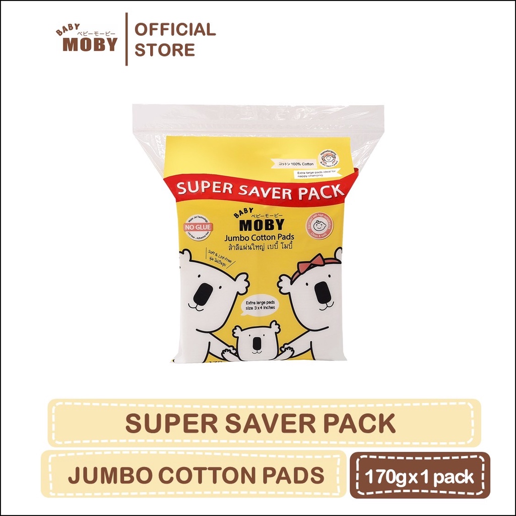 Baby Moby Super Saver Pack - Jumbo Pads (150 grams) | Shopee Philippines
