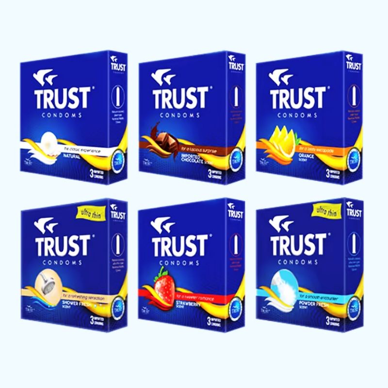 (3pcs) ORIGINAL TRUST CONDOM | Discreet Packaging for your Privacy ...